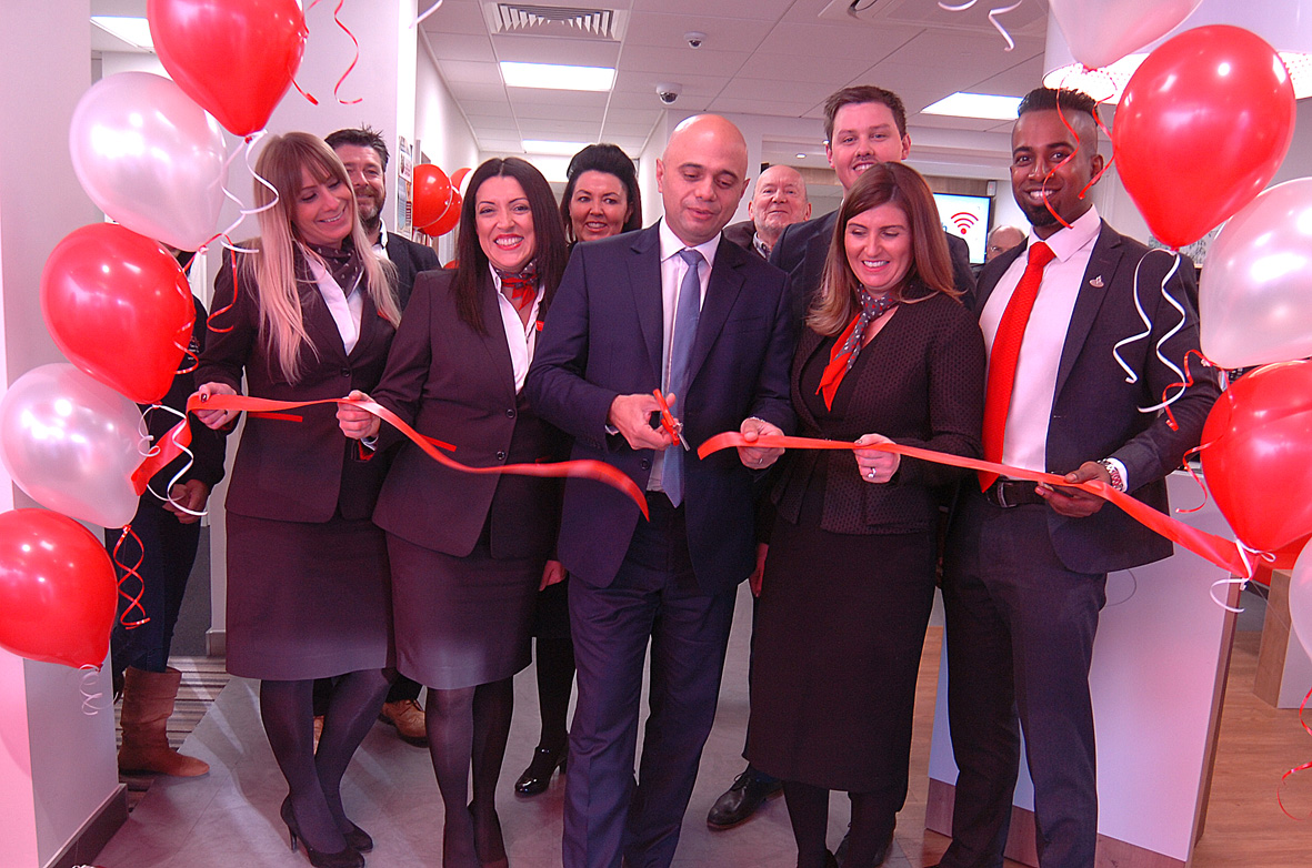 Bromsgrove MP Sajid Javid opened town's new-look Santander - The ...