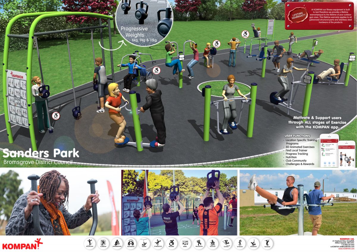 Work gets under way for new outdoor gym in Sanders Park - The ...