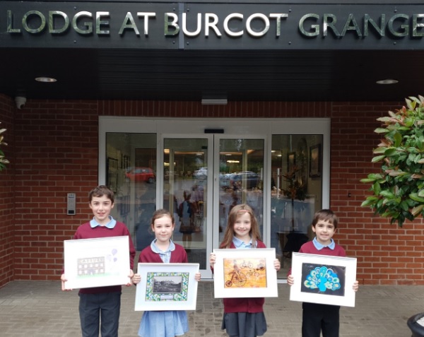 Blackwell First School youngsters' artwork takes pride of place in ...