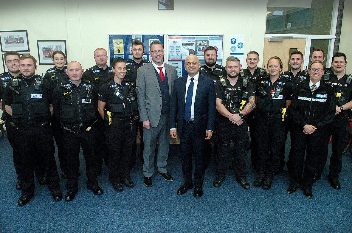 Chancellor and town MP visits Bromsgrove Police Station to meet new ...