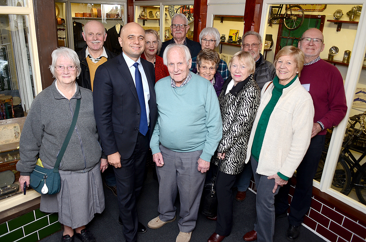 Bromsgrove MP Sajid Javid officially launches museum's new shop ...