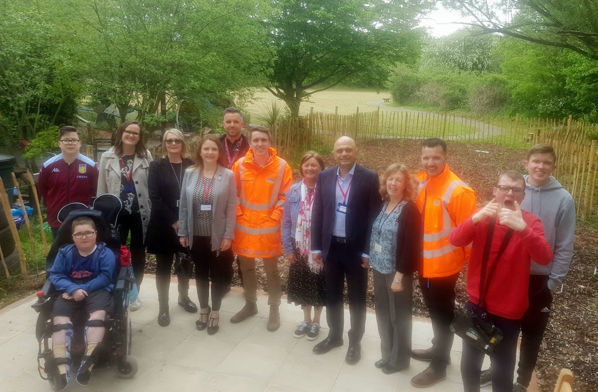 Bromsgrove MP Sajid Javid opens the new Birmingham 2022 'Tiny Forest ...