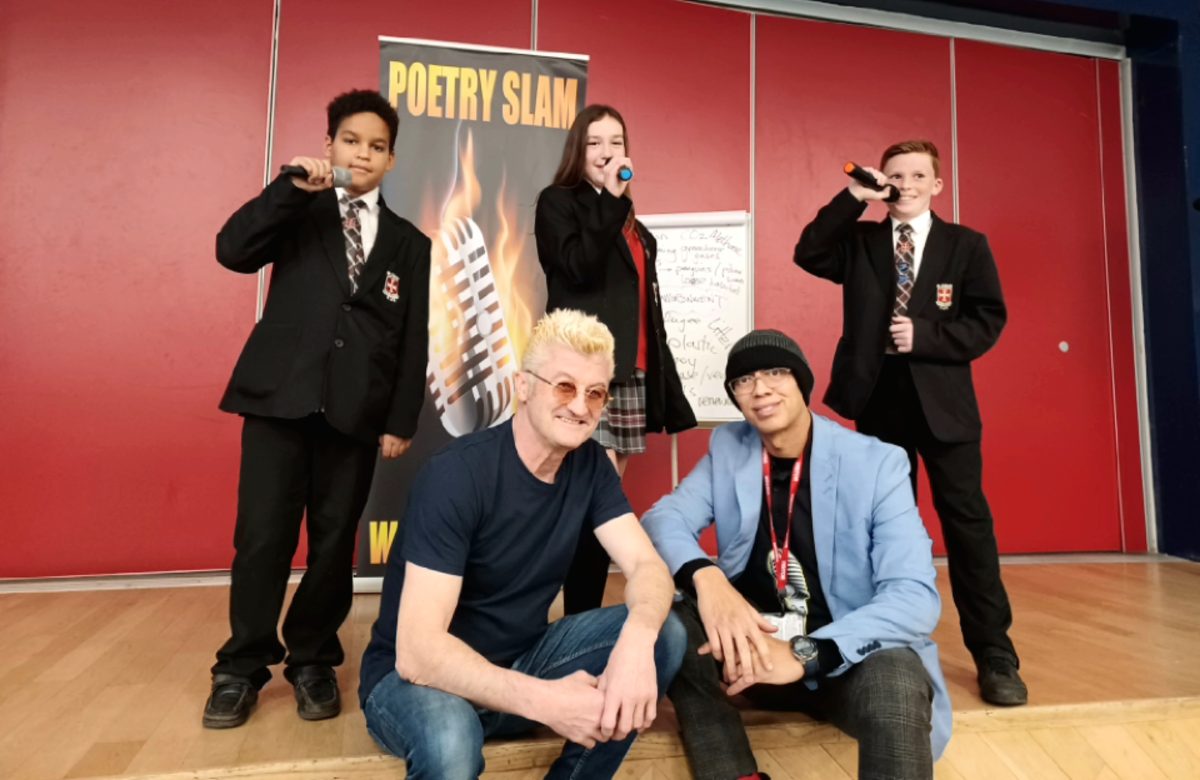 Pupils at Bromsgrove's St John's Middle School take part in poetry slam ...