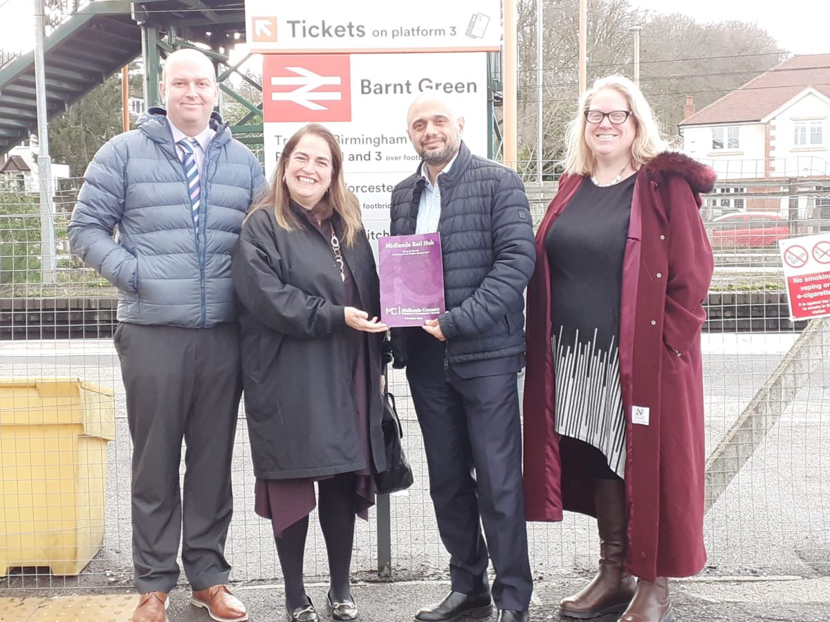 MP finds out how rail project will benefit Bromsgrove and Barnt Green ...