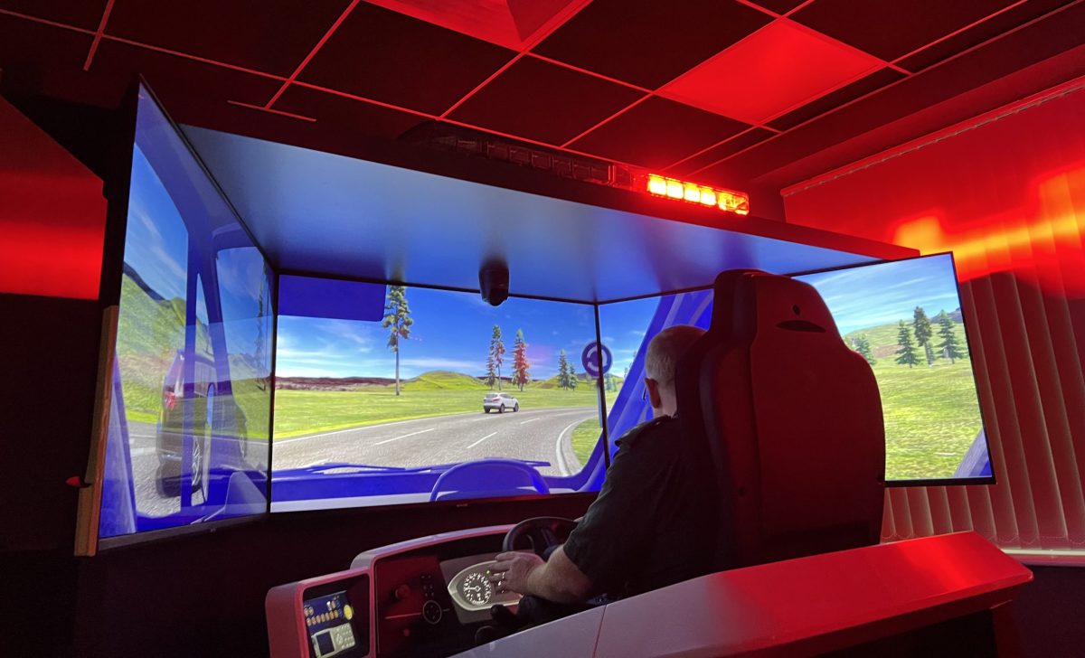 Virtual reality driving simulator to help bring West Midlands Ambulance ...